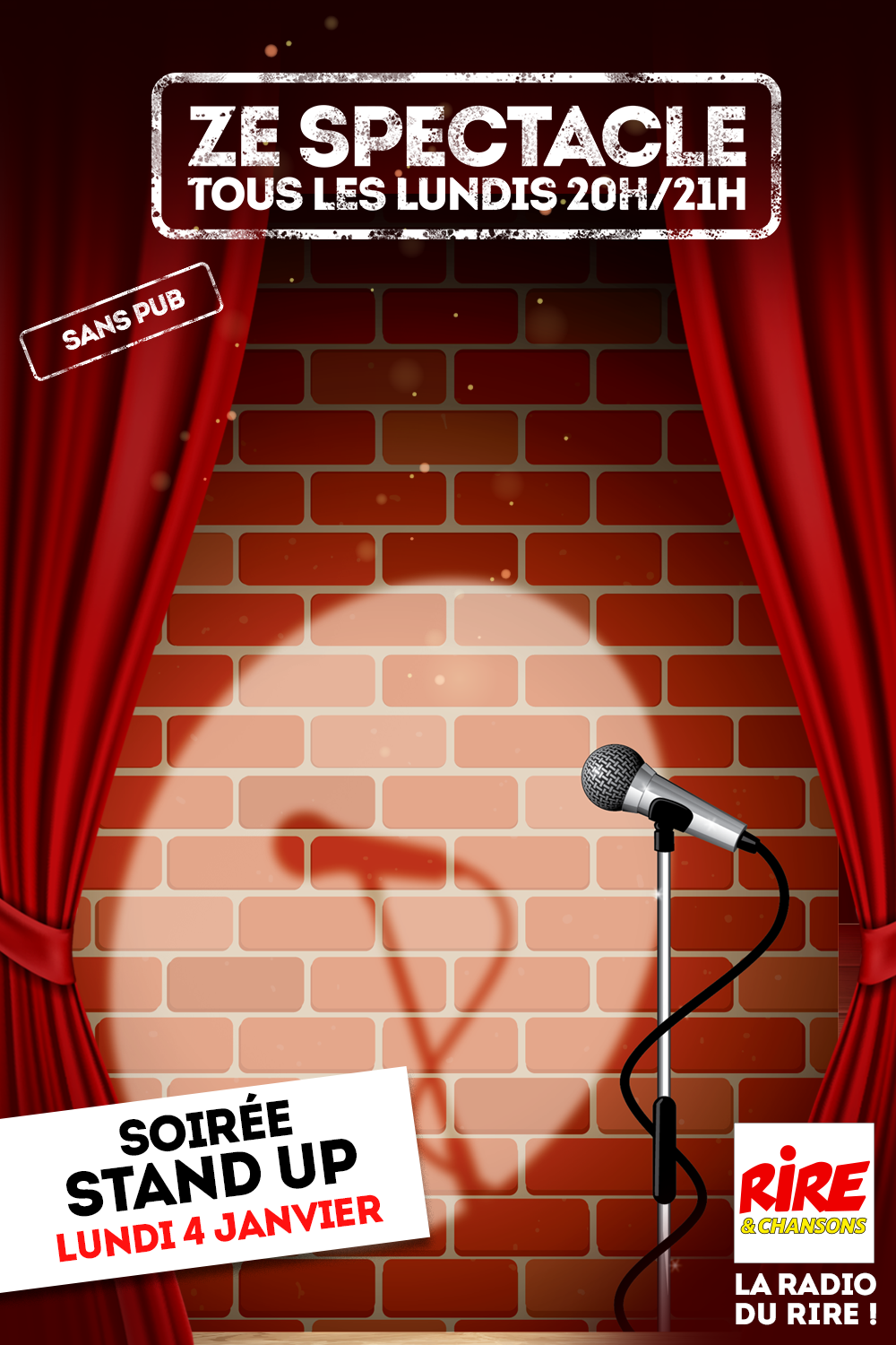 Ze spectacle spécial Stand up - Lundi 4 janvier 2021 à partir de 20h ...