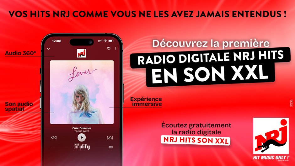 Découvrez la nouvelle radio digitale NRJ Hits en son XXL