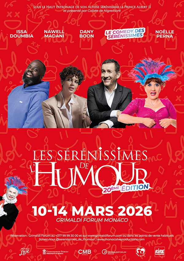 Dany Boon: Les Sérénissimes de l'Humour - 20ème édition - Du 10 au 14 ...