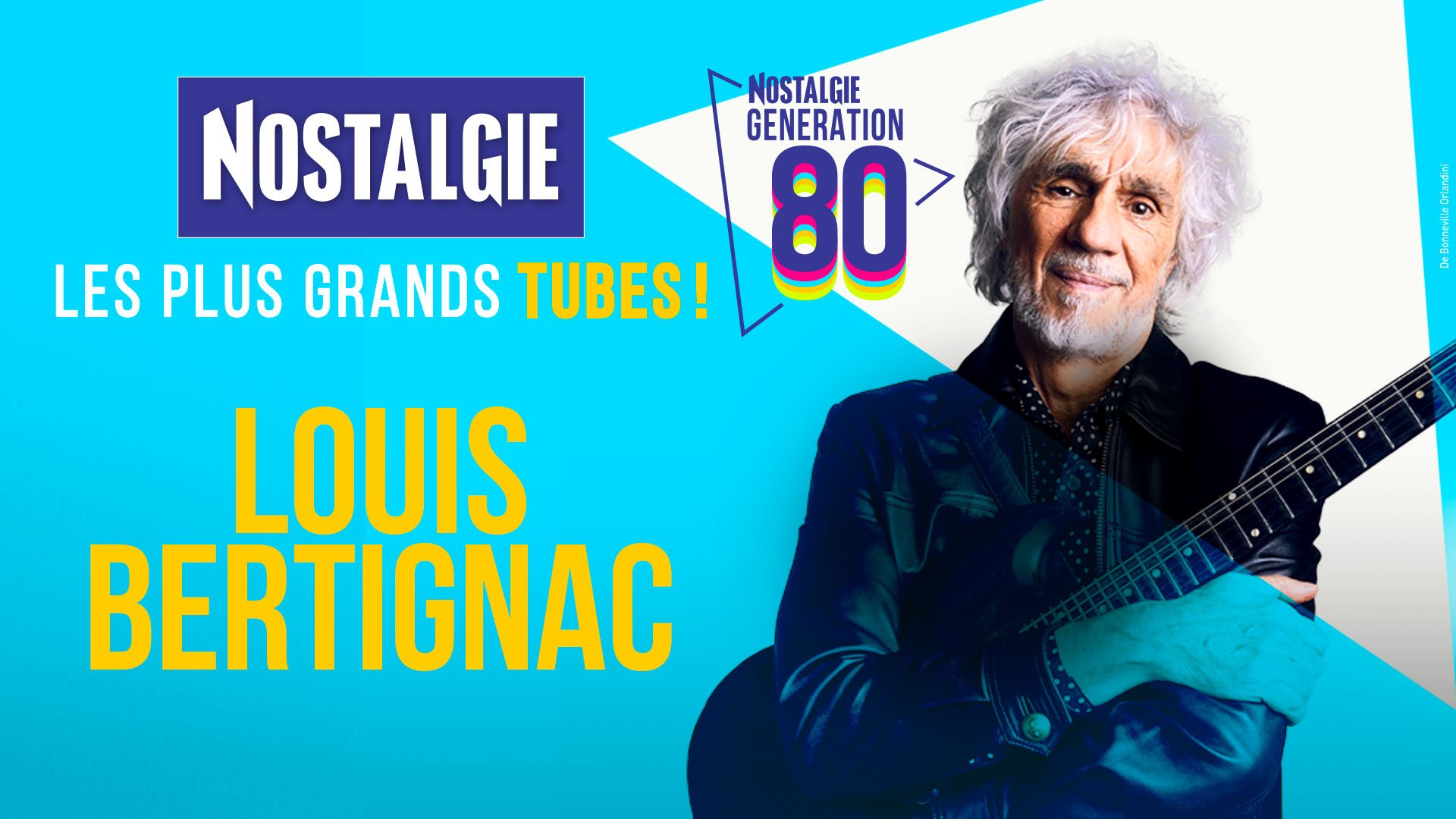 Louis Bertignac est l'invité de Nostalgie Génération 80 - Nostalgie.fr