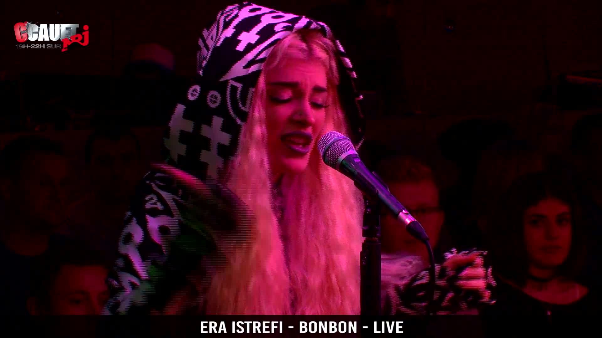 Era Istrefi "Bonbon" live chez Cauet sur NRJ